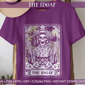 IDGAF Tarot Card: Witchie Indie Design (digital Download) - Etsy