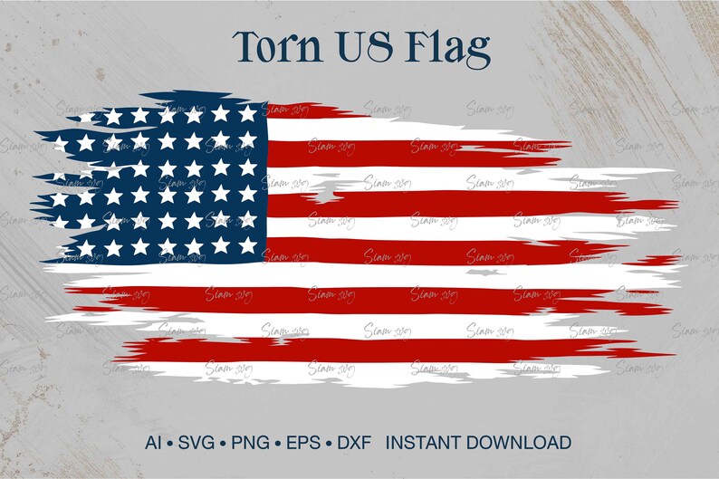 Torn US Flag Svg ∞ Independence Day Svg ∞ America Svg ∞ US Flag Svg ∞ ...