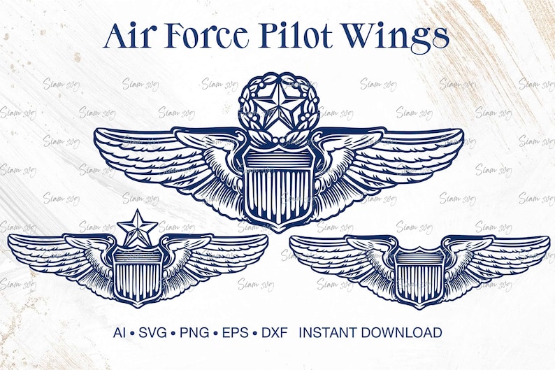 Air Force Pilot Wings Svg US Patriotic Military Svg - Etsy