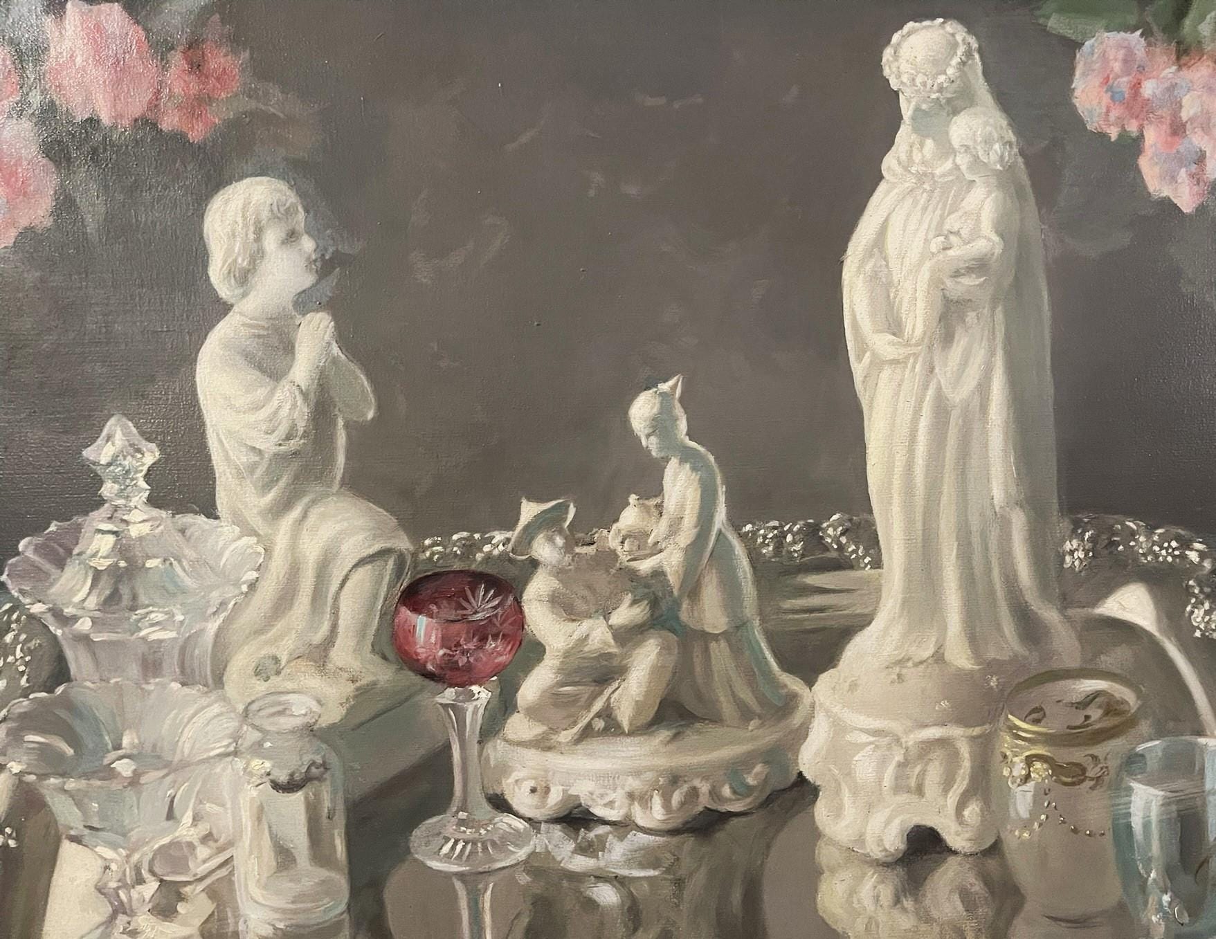 Beautiful Large Detailed Painting by Cataloged Artist Andre Tahon 1907 ...