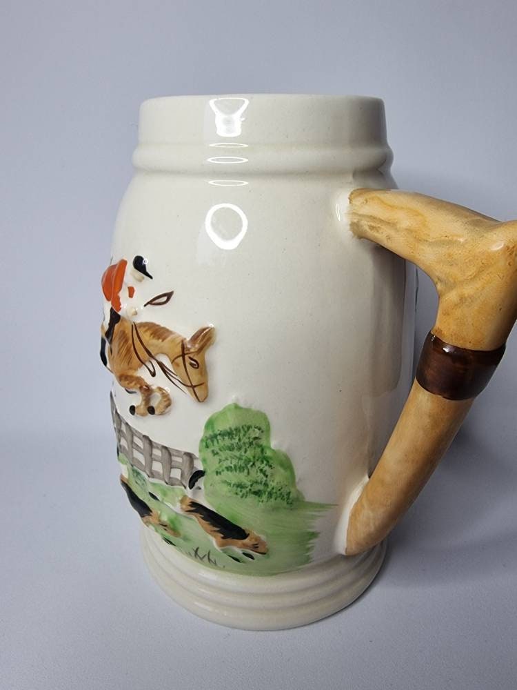Keele Street Pottery Fox Hunting Whiskey Water Pitcher Jug C.1950's - Etsy