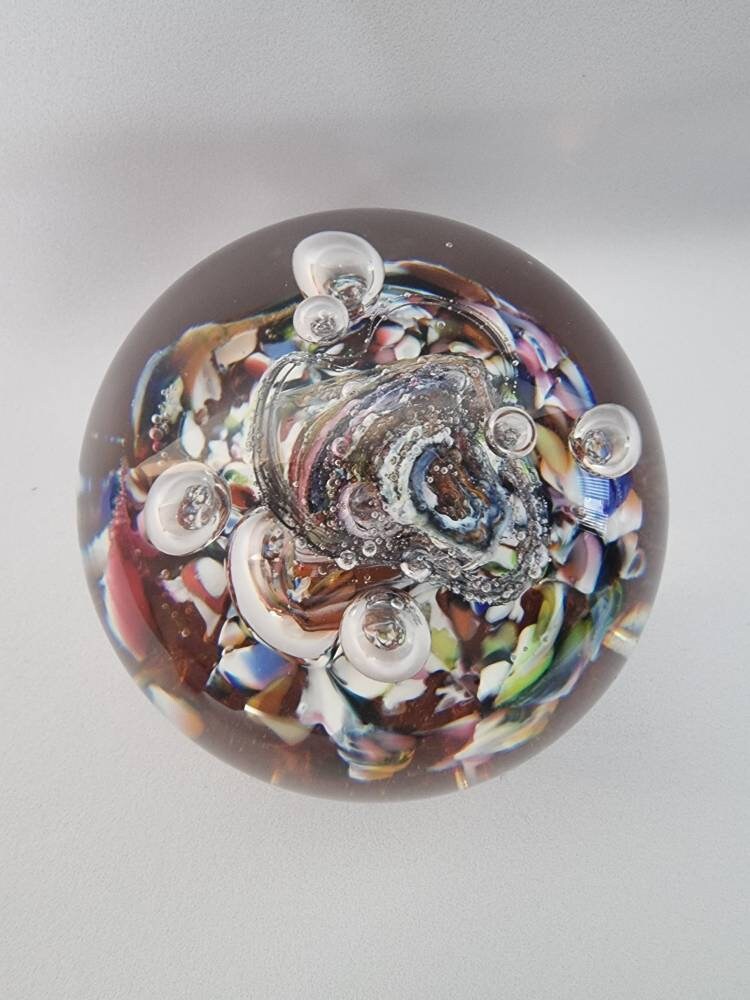 Caithness Glass Scotland Paperweight myriad - Etsy