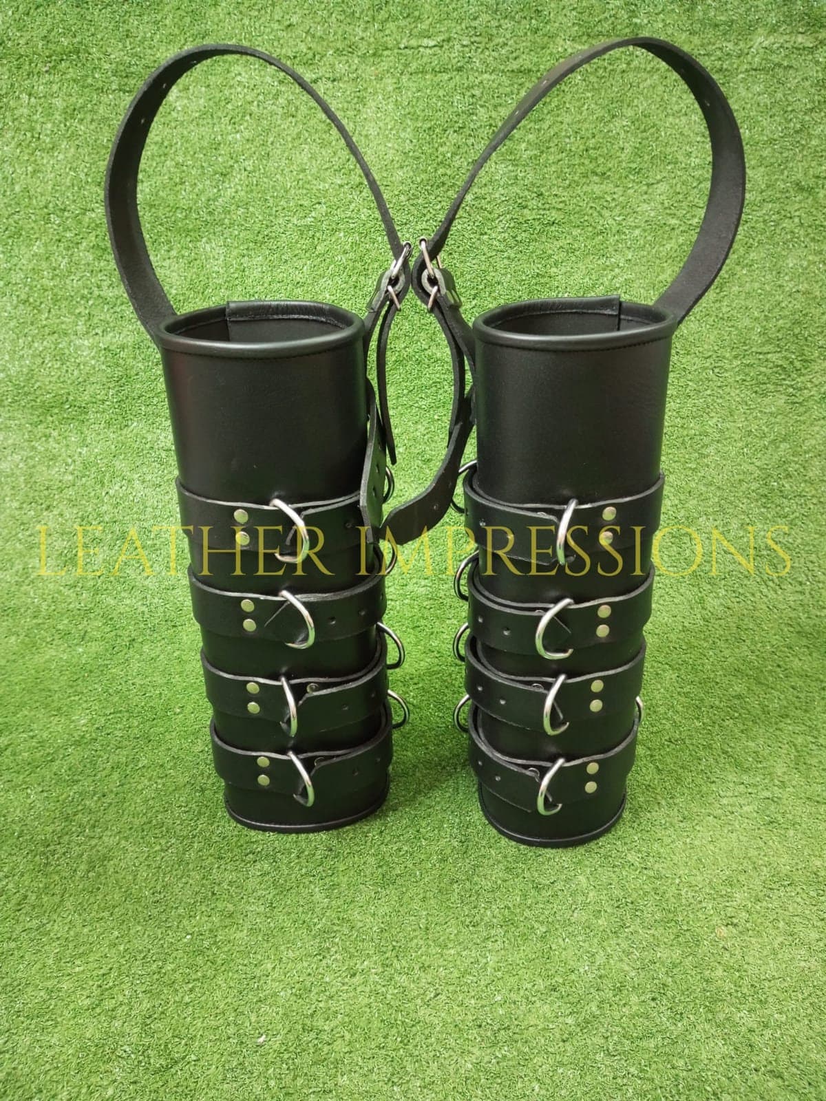Leather Leg Binders Lockable Heavyduty Restraints Boot Gaiters - Etsy ...