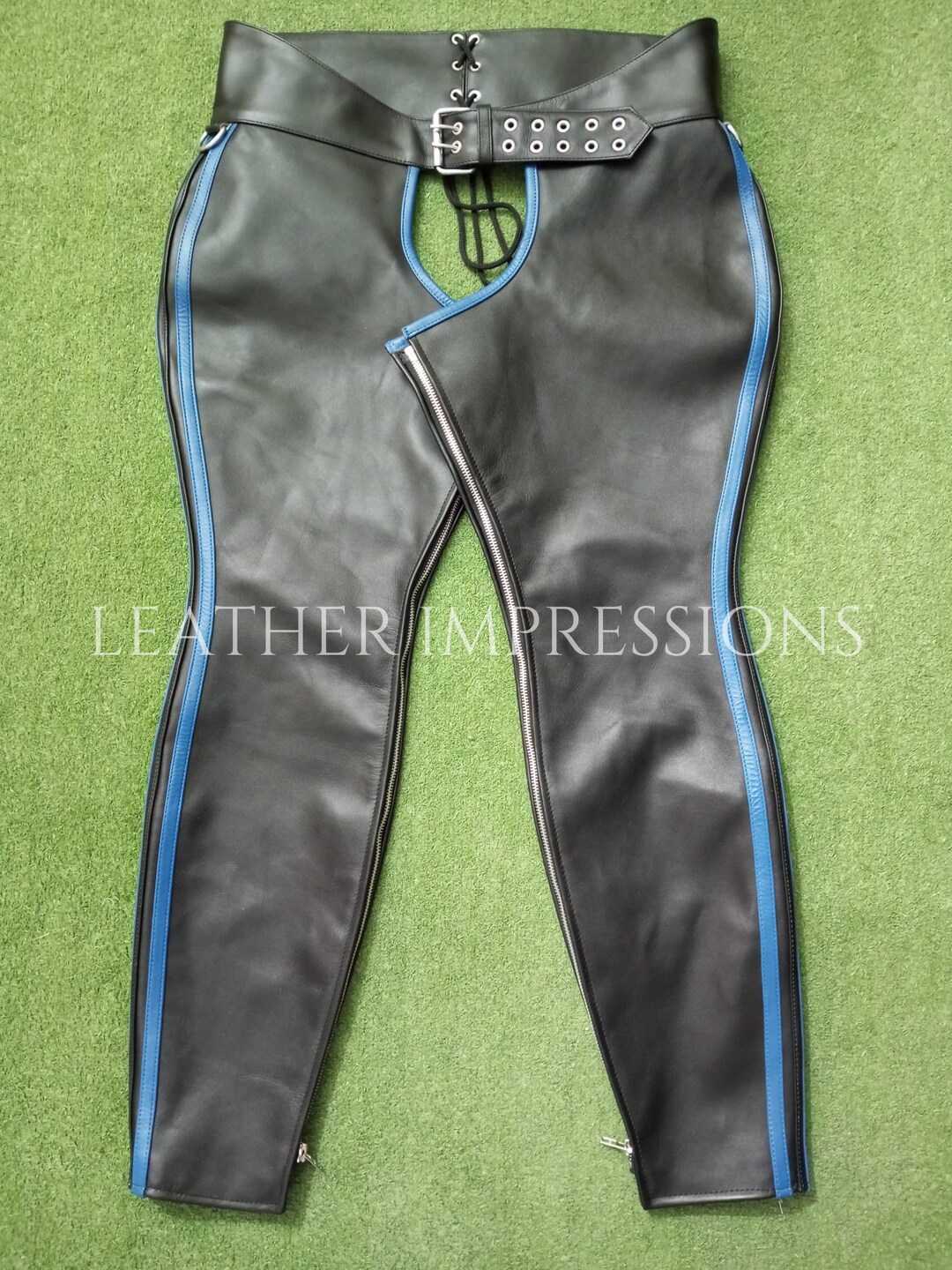 Real Leather Assless Chaps for Men Vintage Trousers for Men - Etsy