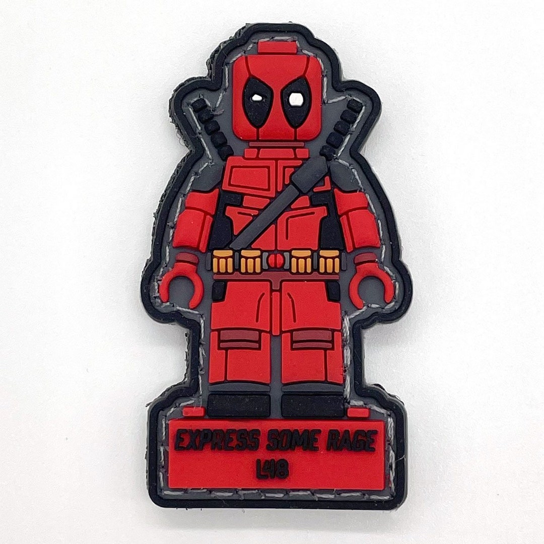Deadpool Brick Man Patch - Etsy