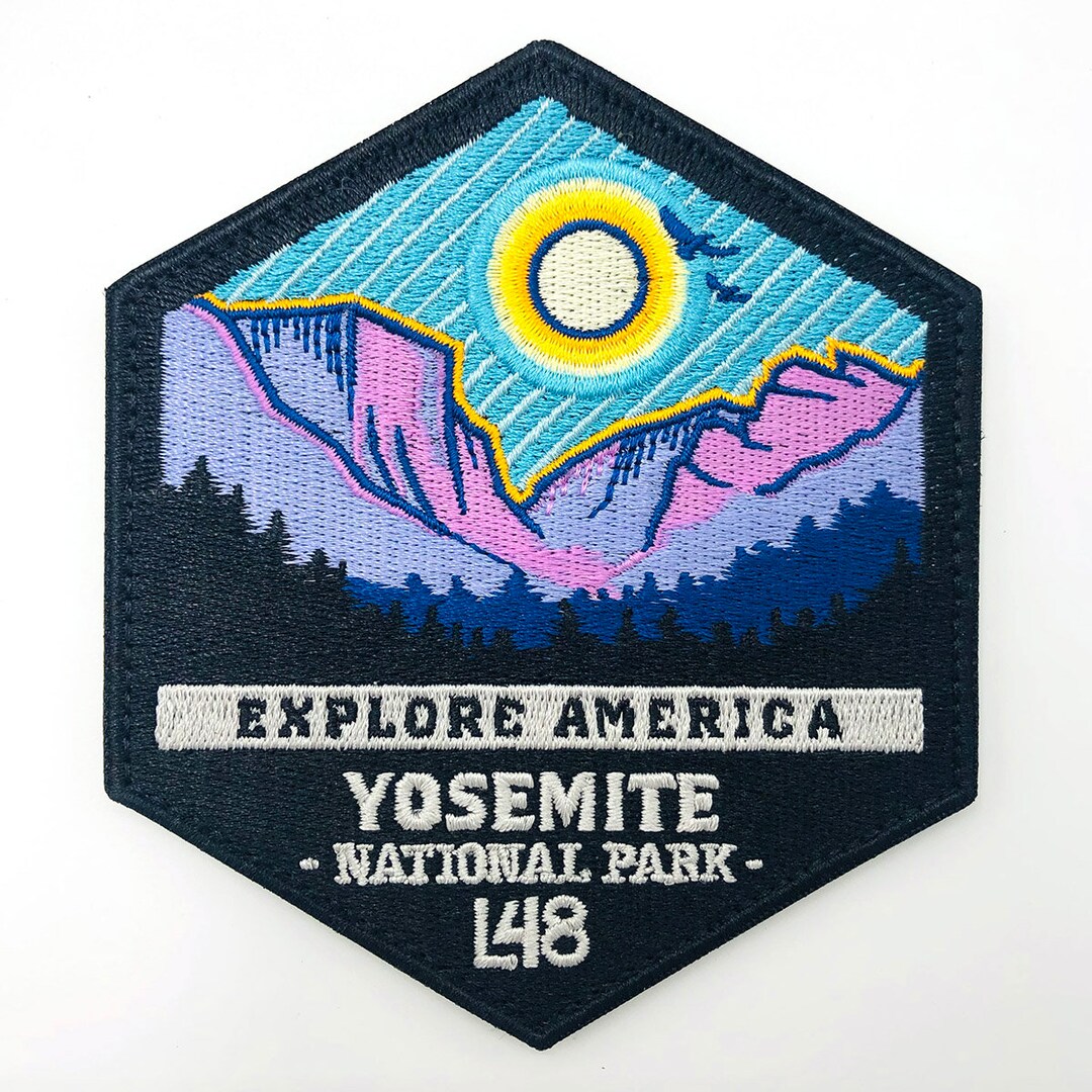 Yosemite National Park Explore America Patch - Etsy