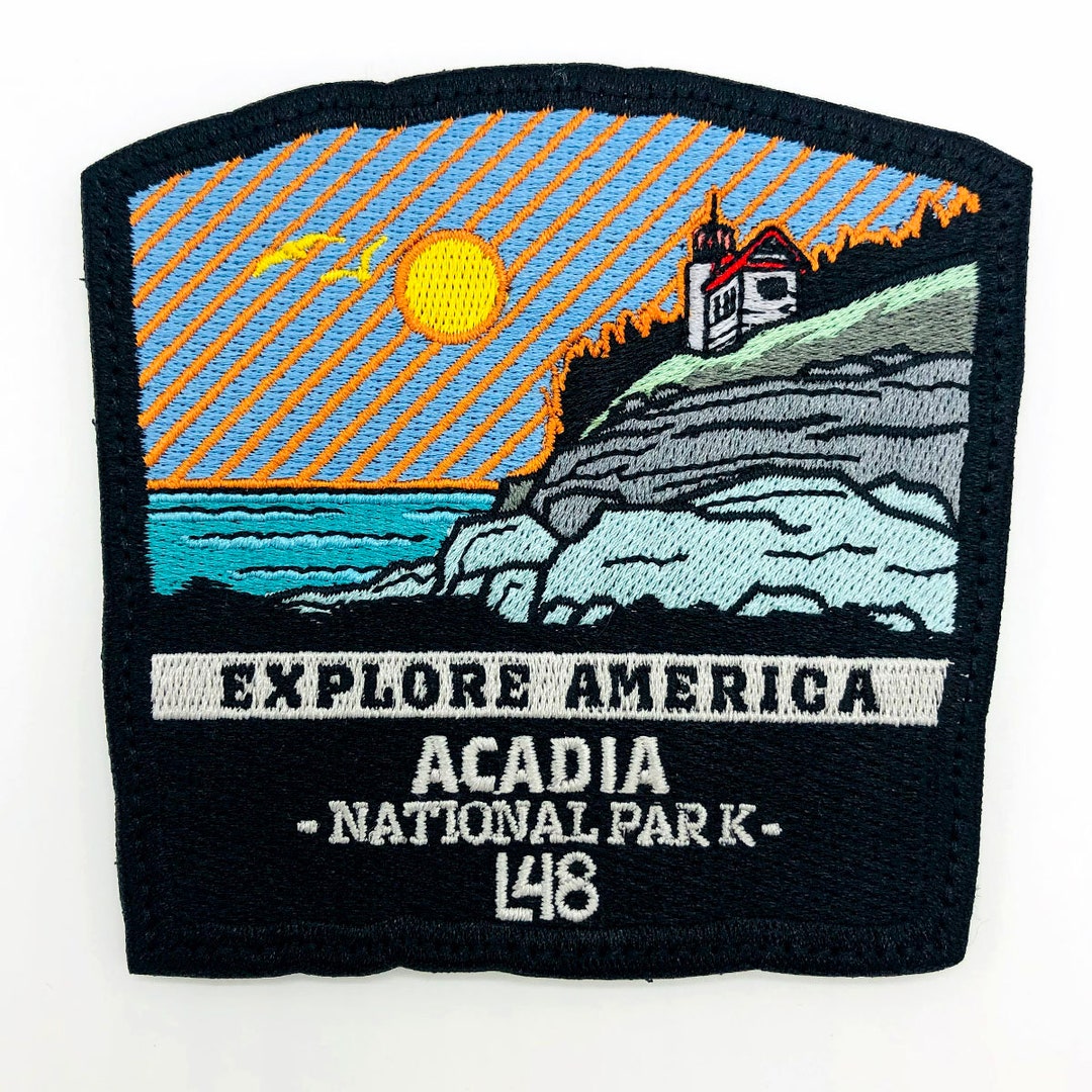 Acadia National Park Explore America Patch - Etsy