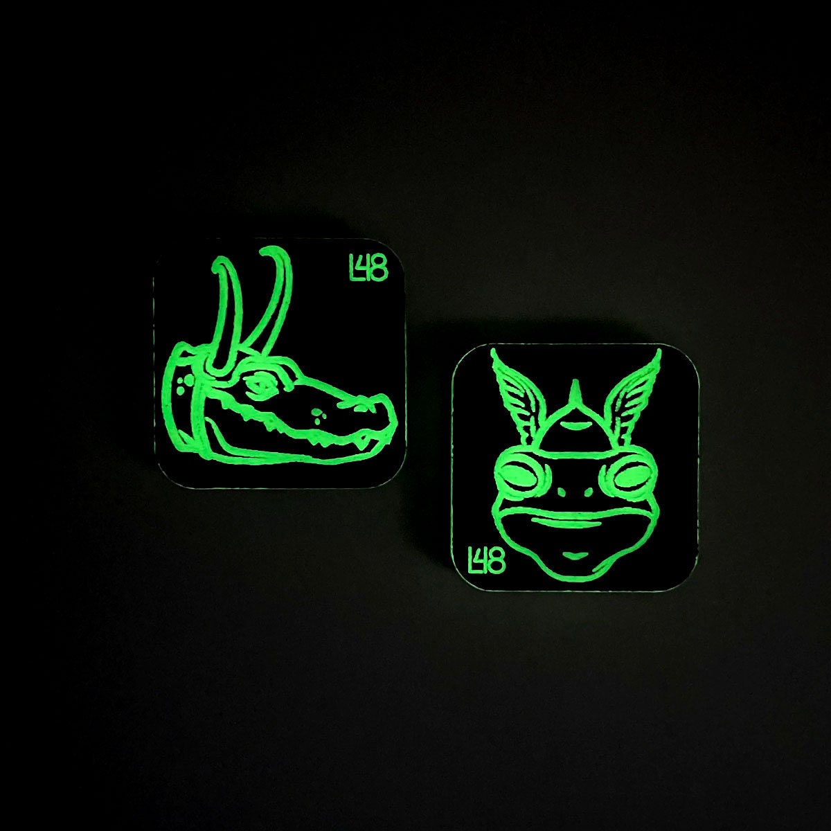 Alligator Loki & Throg Ranger Eye Patches | Etsy