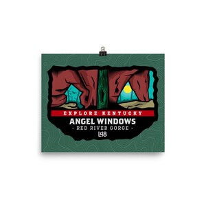 Red River Gorge Angel Windows Poster - Etsy