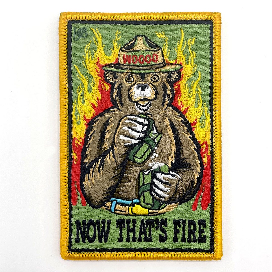 Woooo Bear Patch - Etsy