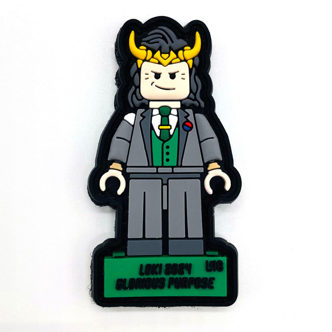 Loki Brick Man Patch - Etsy