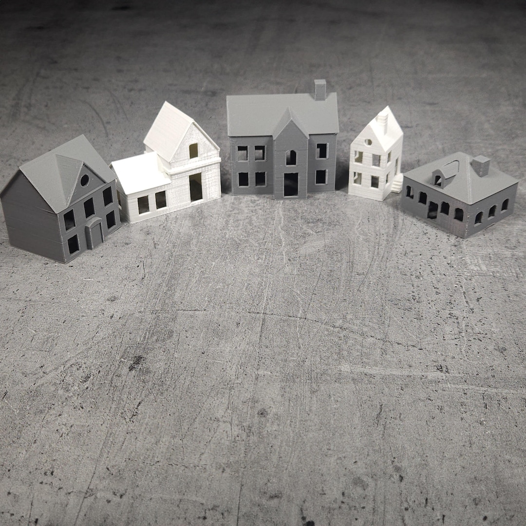 Christmas House STL Files: 3D Print Village (digital Download) - Etsy