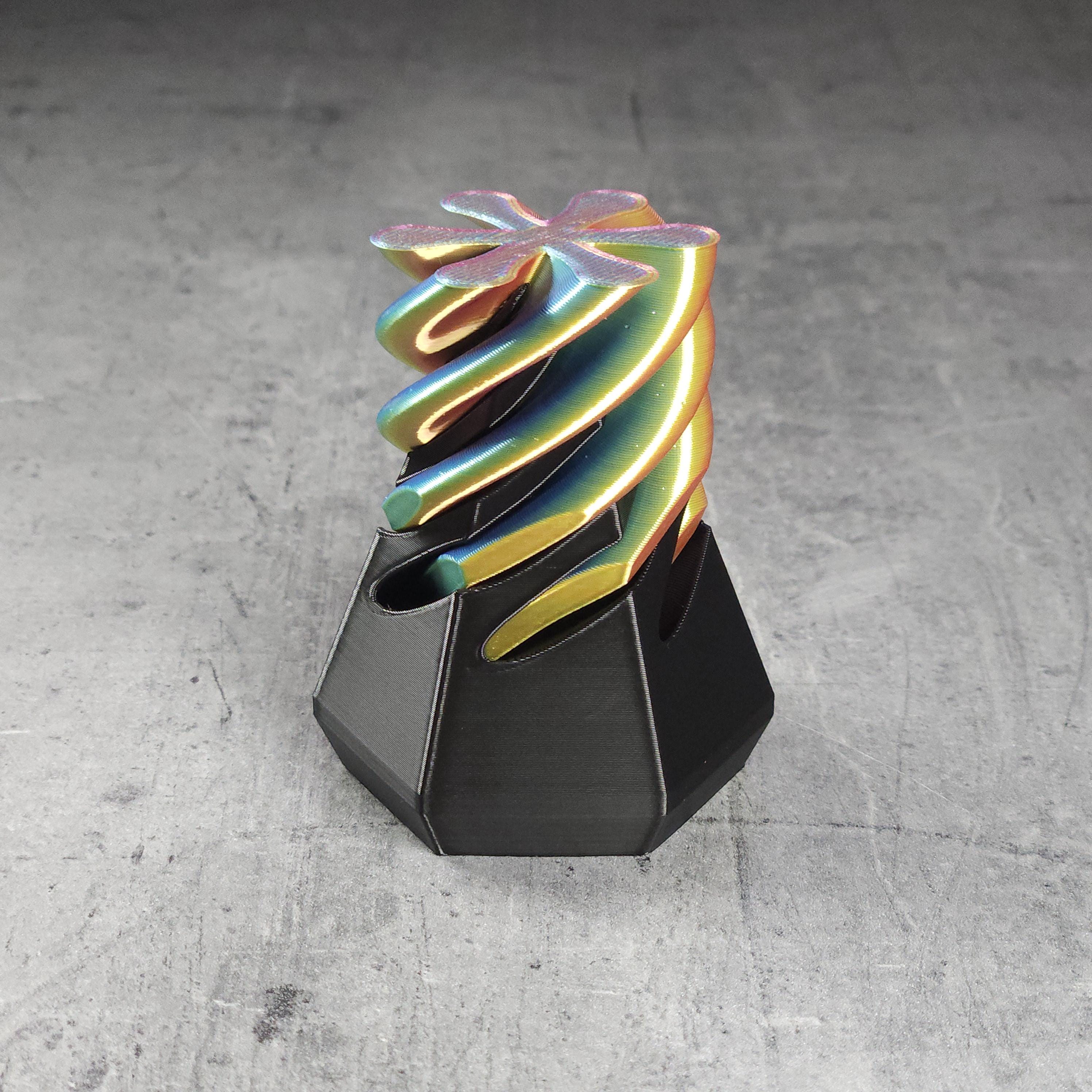 Mini Hexagon Cone Fidget Toy: 3D Printable STL File - Etsy