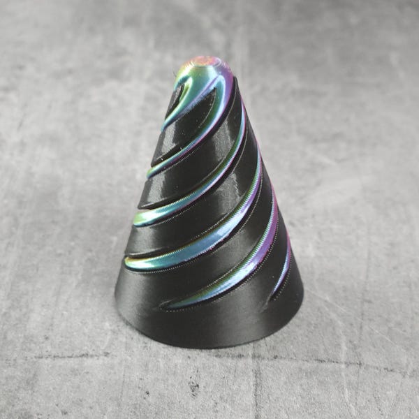 3d Printed Spiral Cone - Etsy