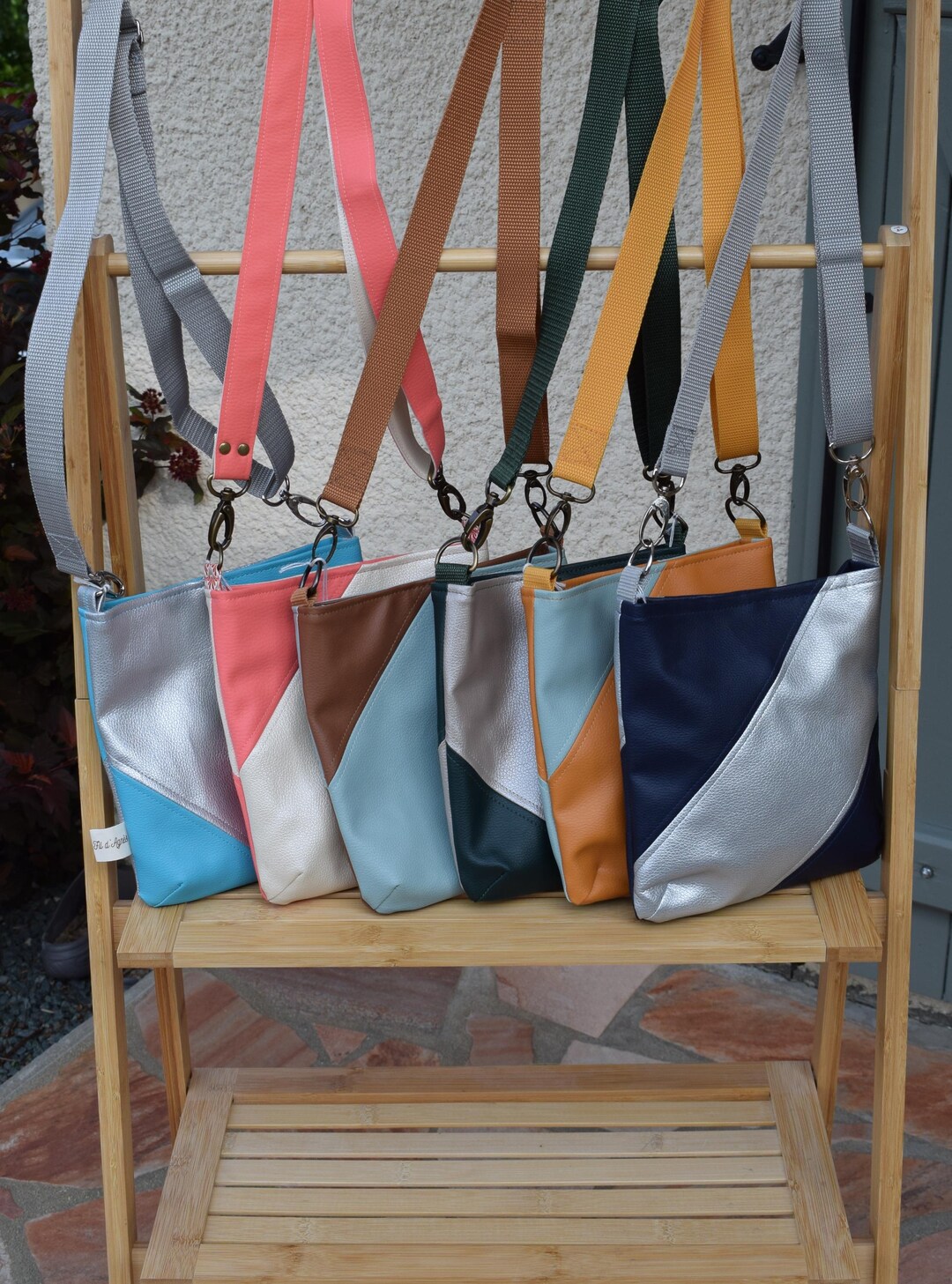 Two-tone Mini Shoulder Bag - Etsy
