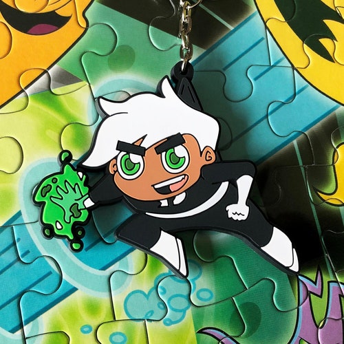 Danny Phantom Keychain - Etsy