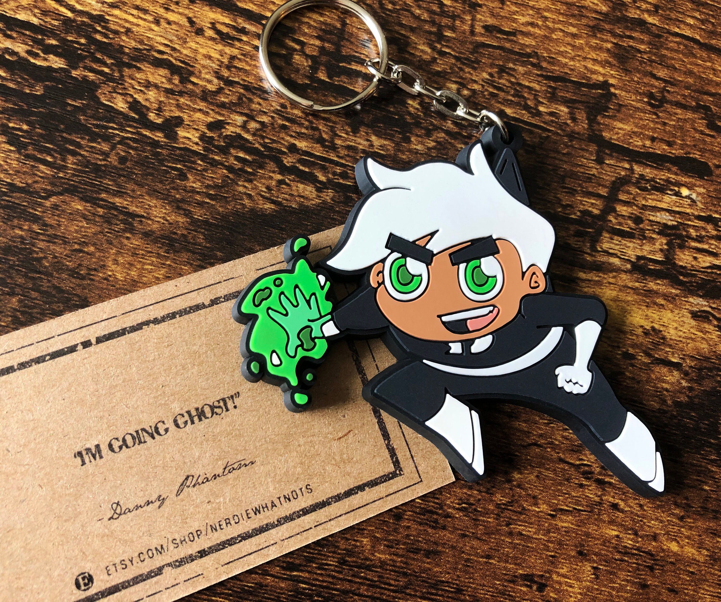 Danny Phantom Keychain - Etsy