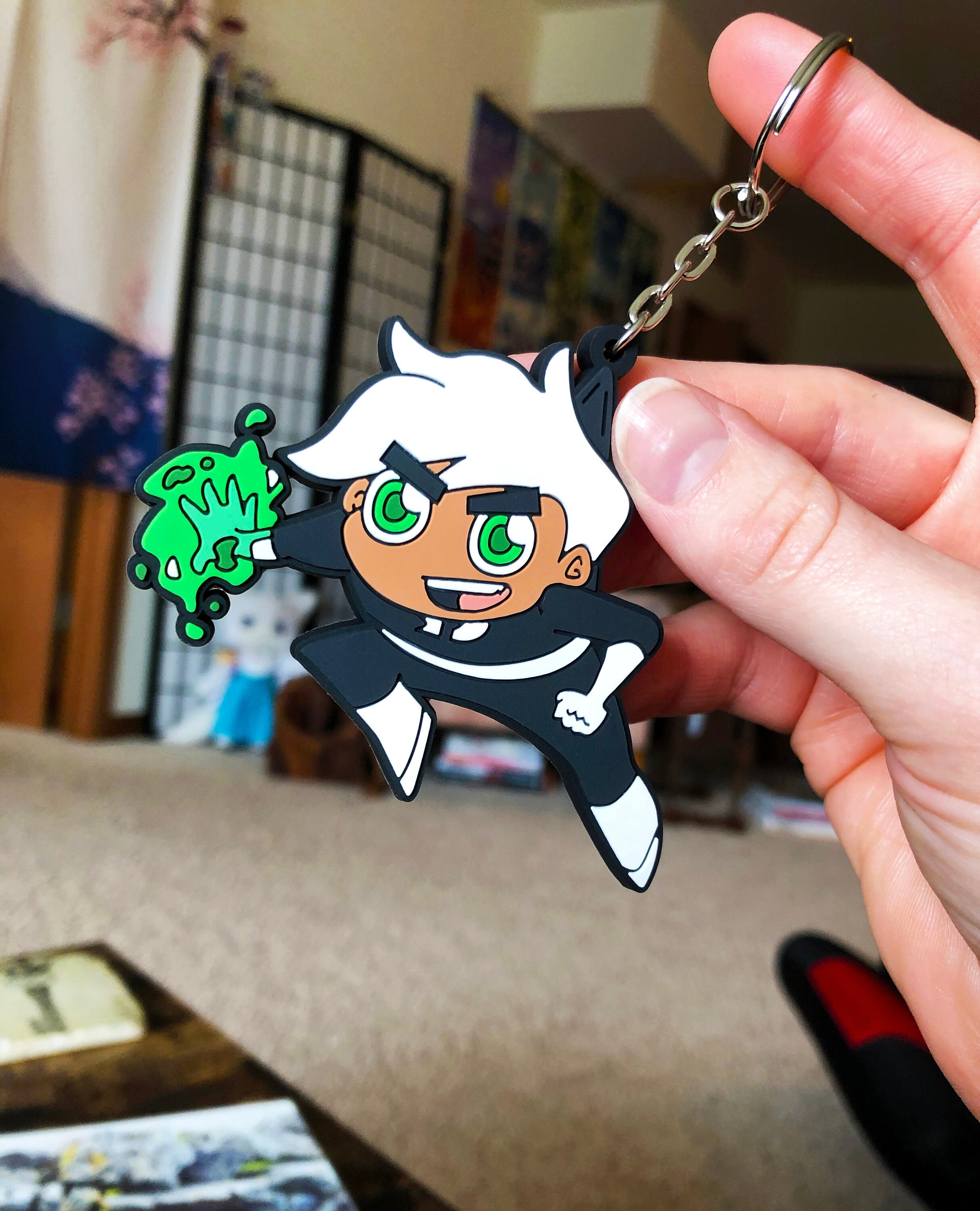 Danny Phantom Keychain - Etsy
