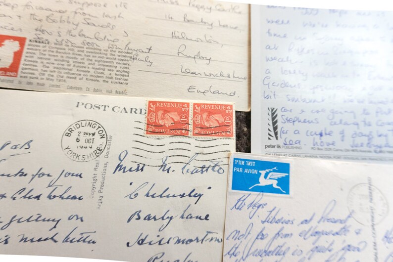 Genuine Retro/vintage Postcards 1960's 1980's Black and White/colour ...