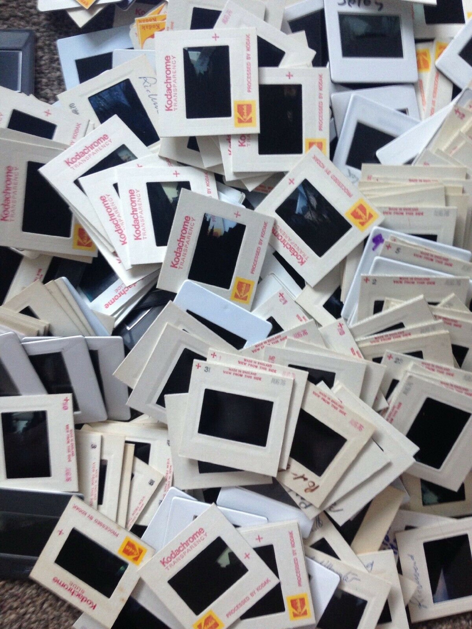 100 X Vintage/retro 35MM Projector Slides - 60's-70's-80's - LUCKY DIP ...