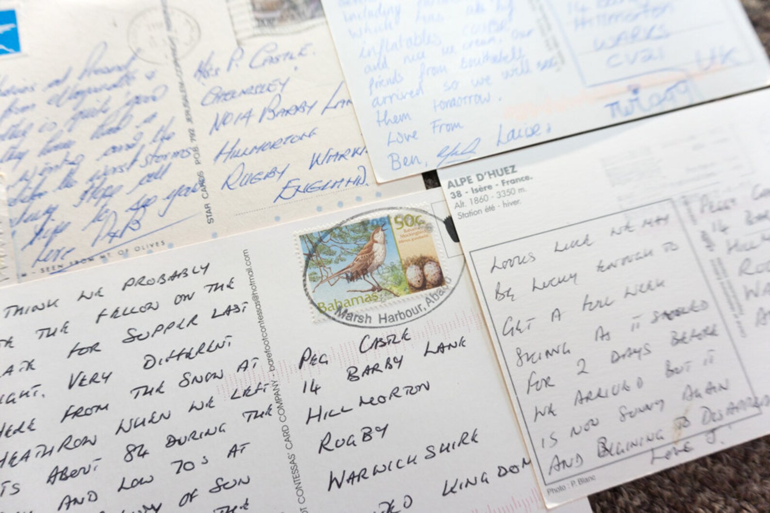 Genuine Retro/vintage Postcards 1960's 1980's Black and White/colour ...