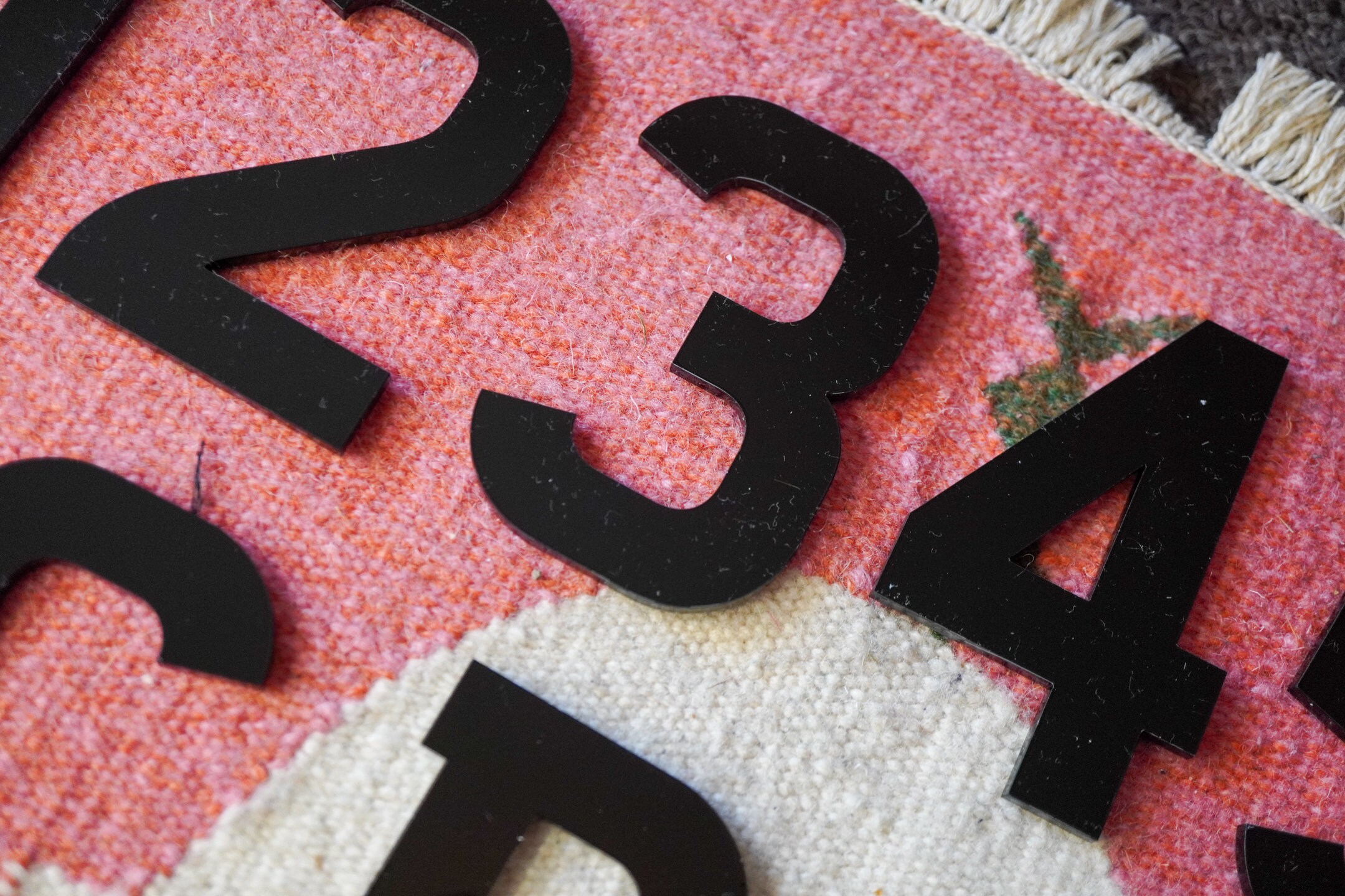 UK Number Plate Letters and Numbers - Road Legal - Black Acrylic ...