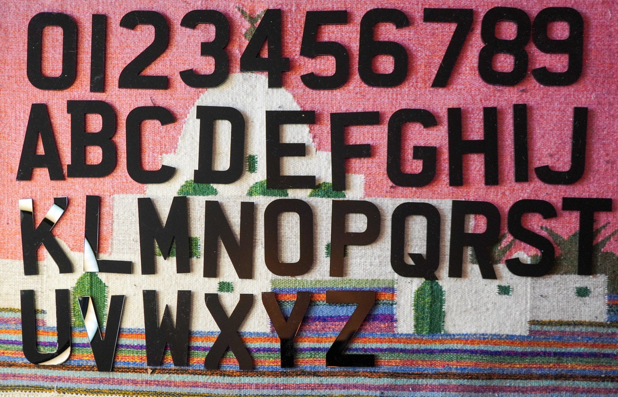 UK Number Plate Letters and Numbers - Road Legal - Black Acrylic ...