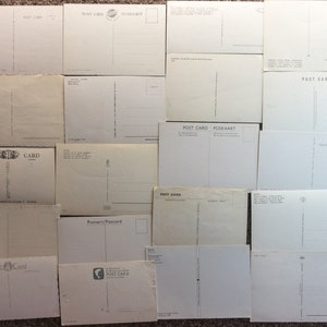 Genuine Retro/vintage Postcards 1960's - 1980's - Colour - Lot of 20 - Etsy