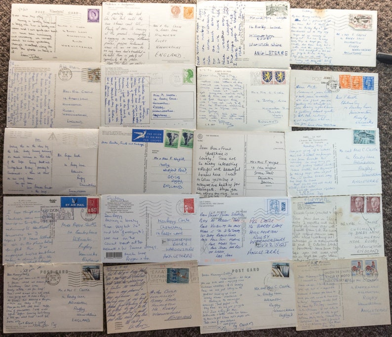 Genuine Retro/vintage Postcards 1960's - 1980's - Colour - Lot of 20 - Etsy