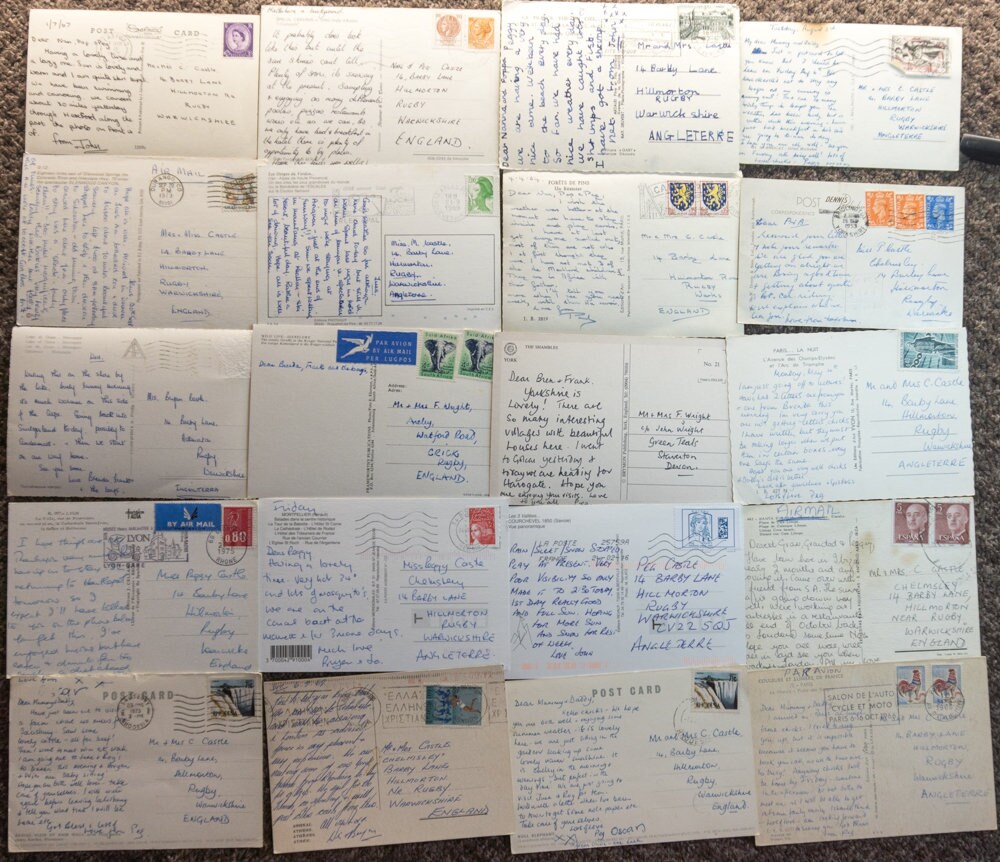 Genuine Retro/vintage Postcards 1960's 1980's Black and White/colour ...