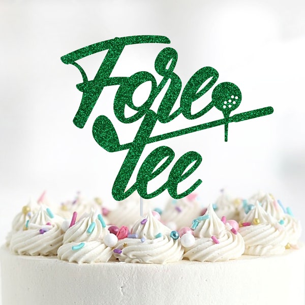 Fore Tee Cake Topper Svg - Etsy