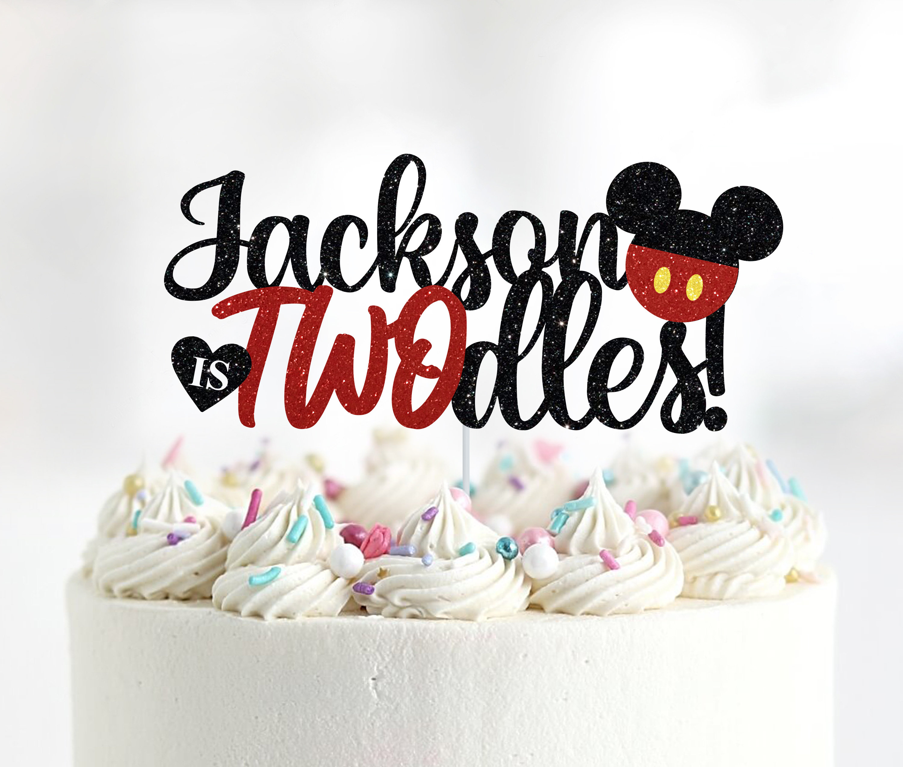 Oh Twodles Cake Topper I'm Twodles Cake Topper Mouse - Etsy