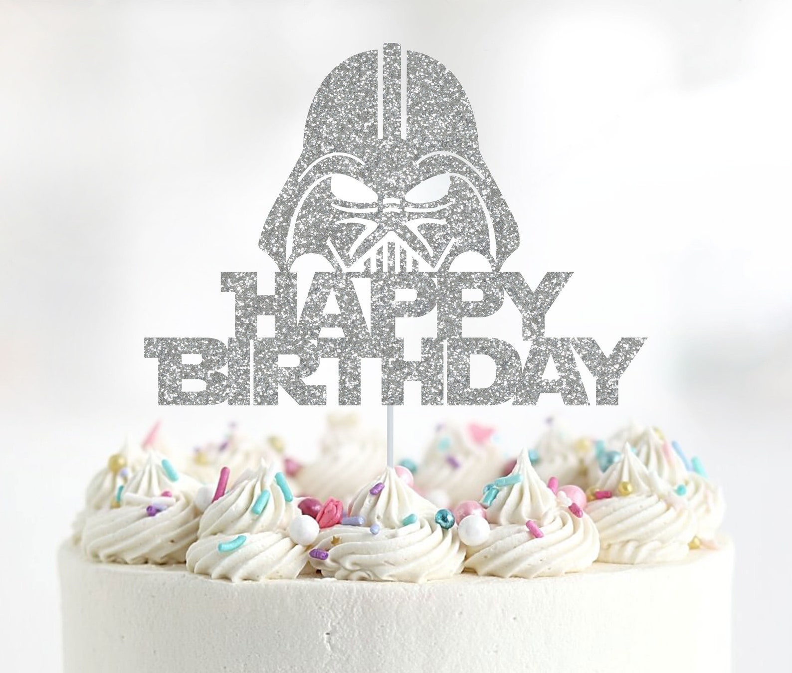Vader Cake Topper Dark Side Cake Topper May the Forties Be - Etsy Canada