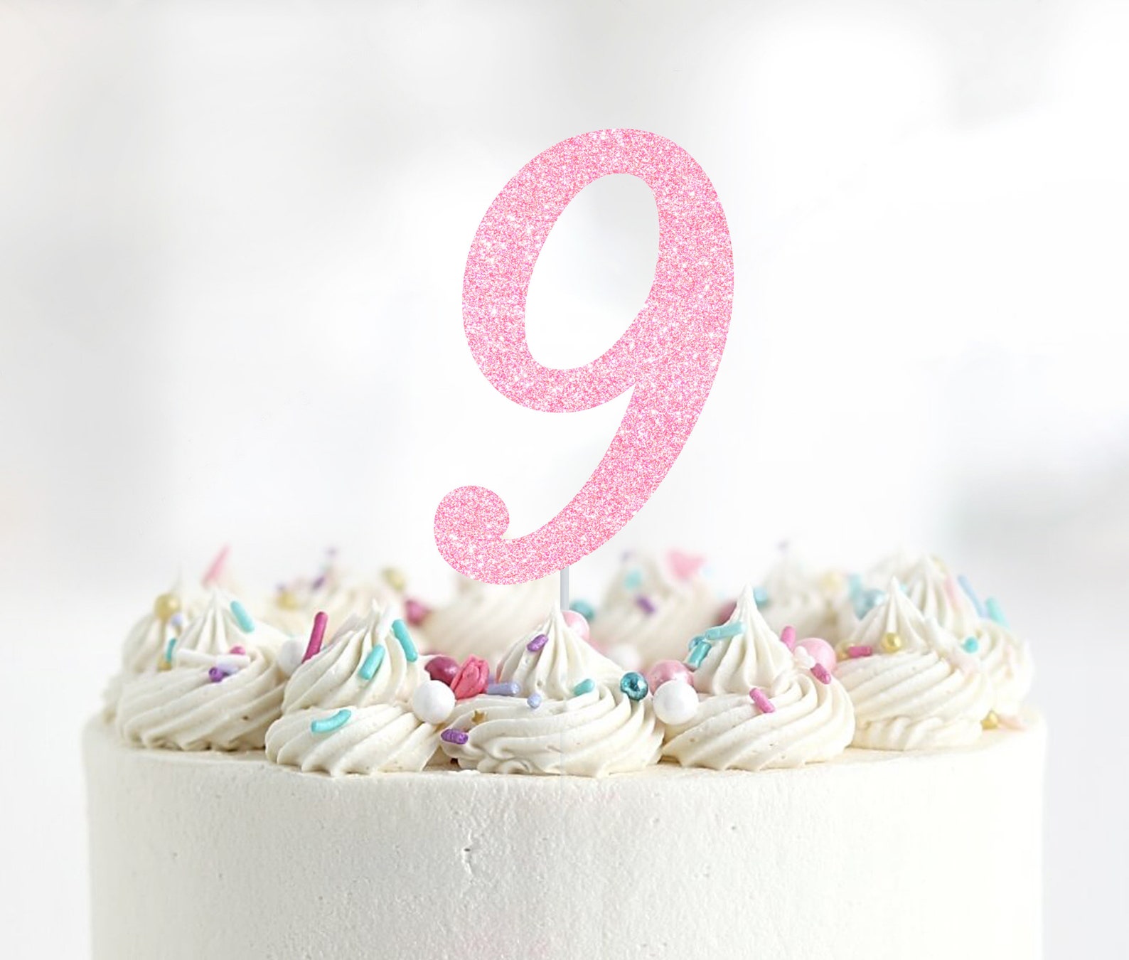 9 Cake Topper Nine Cake Topper Age Cake Topper Number Cake | Etsy