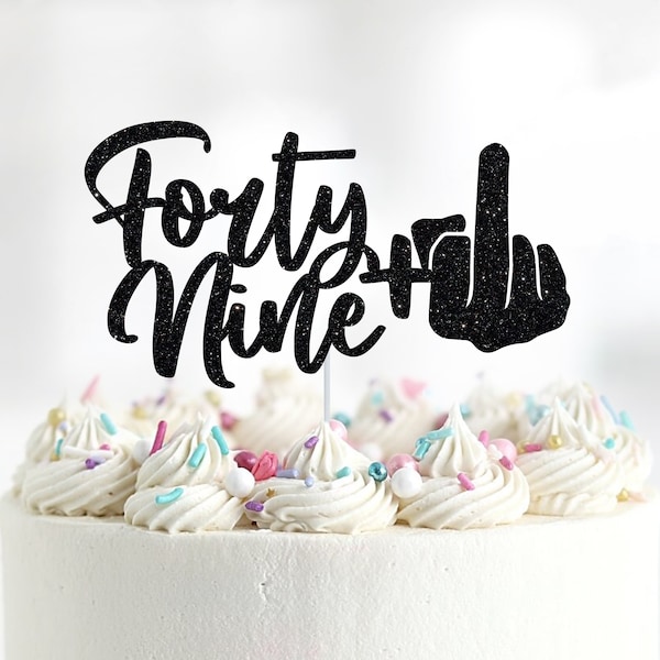 39 Plus Middle Finger Cake Topper - Etsy Canada