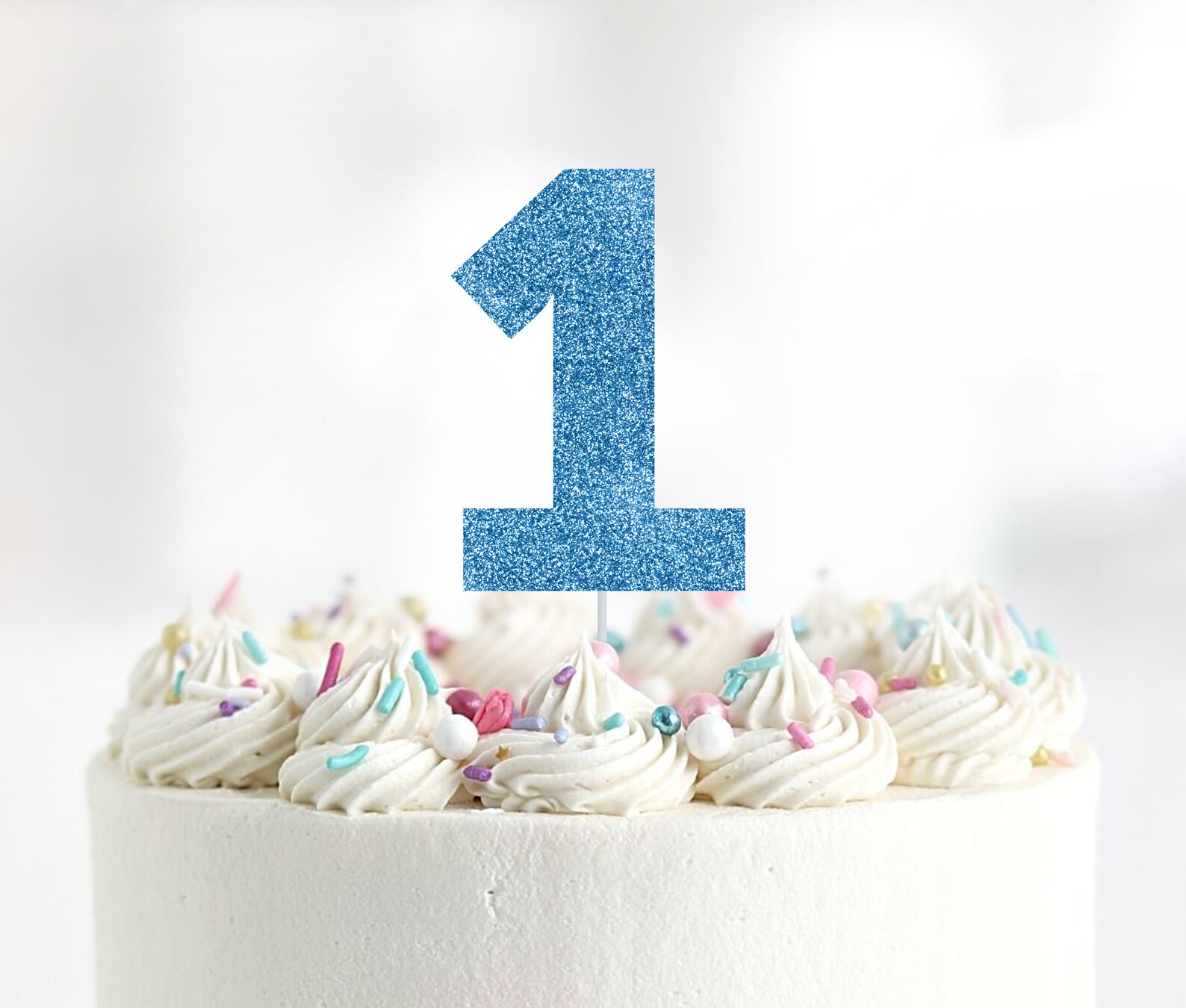 1 Cake Topper One Cake Topper Age Cake Topper Number Cake | Etsy