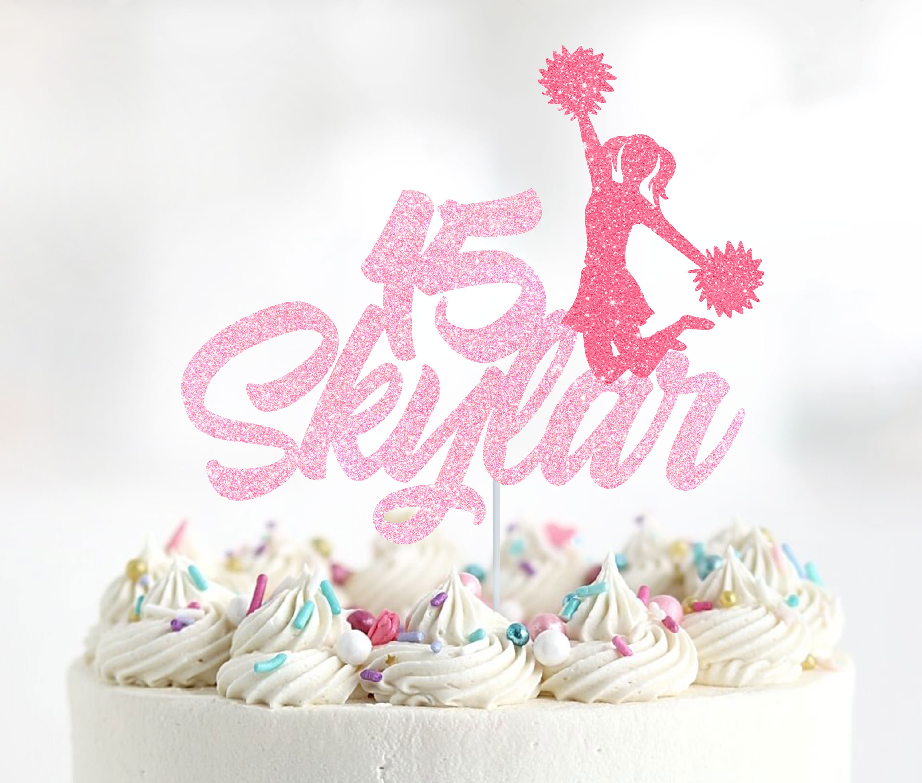 Personalized Cheerleading Cake Topper Custom Cheerleader Cake - Etsy