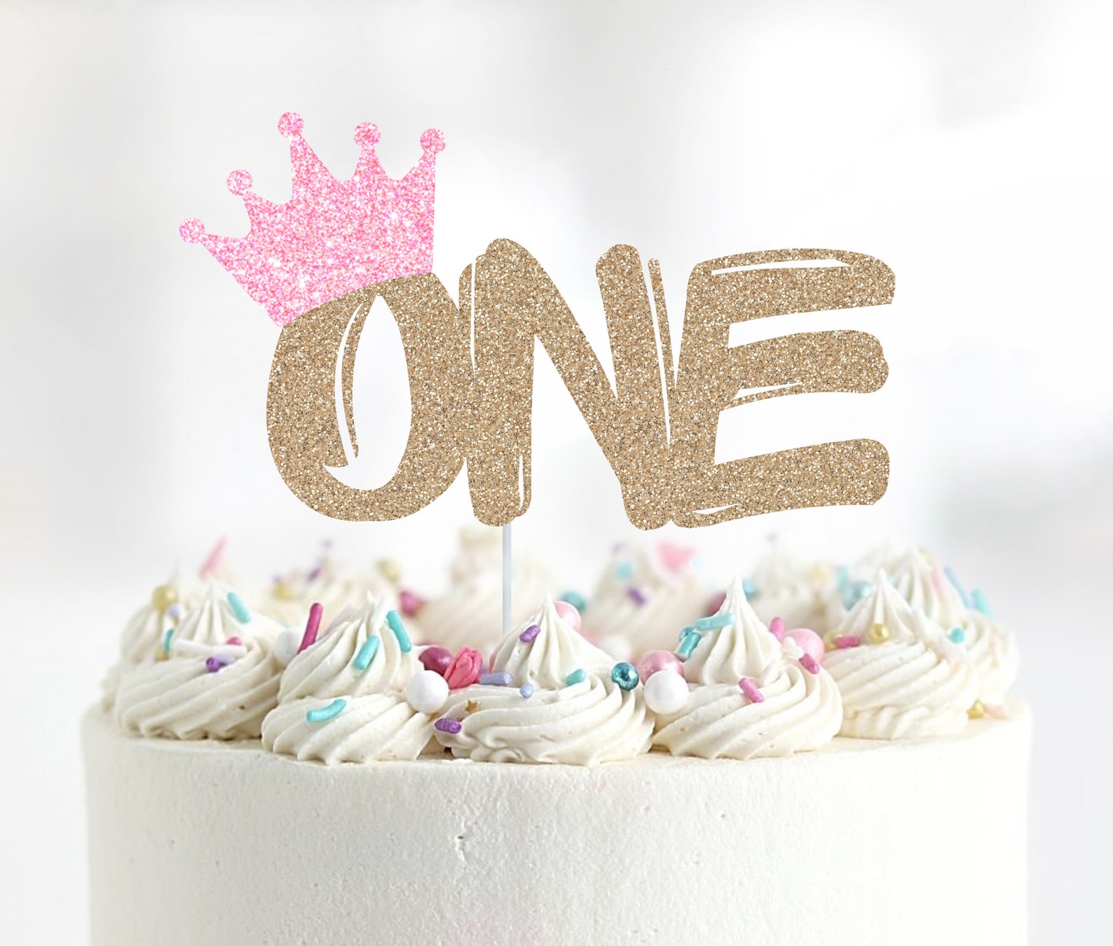 ONE Crown Cake Topper the Big ONE Cake Topper Notorious One - Etsy Canada