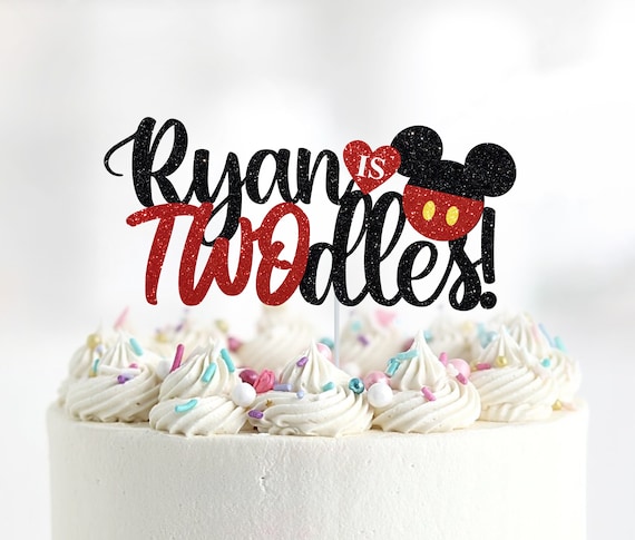 Oh Twodles Cake Topper I'm Twodles Cake Topper Mouse - Etsy