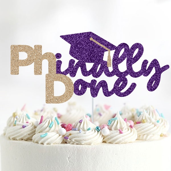Phd Cake Topper - Etsy