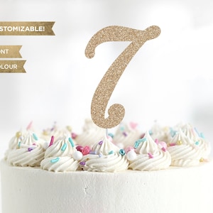 7 Cake Topper, Seven Cake Topper, Age Cake Topper, Number Cake Topper ...