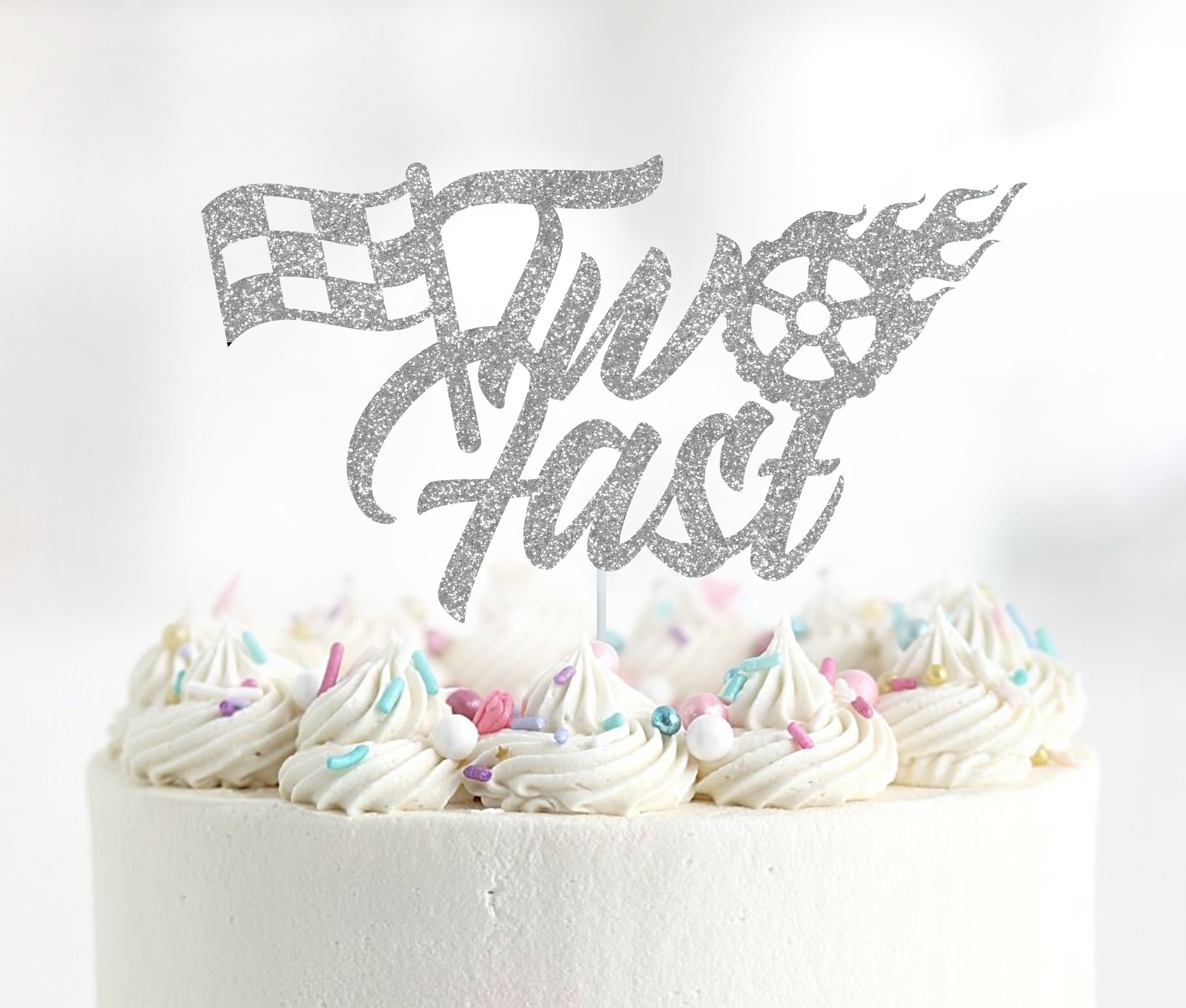 Two Fast Cake Topper 2 Fast Cake Topper Race Car Cake - Etsy