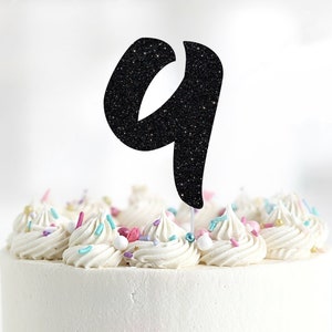 9 Cake Topper Nine Cake Topper Age Cake Topper Number Cake | Etsy