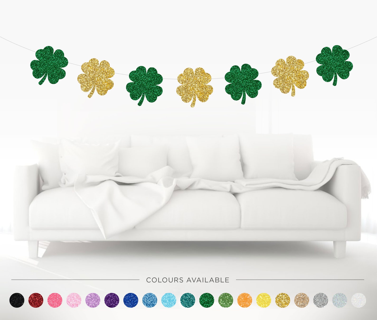 Lucky 7 Cake Topper, 7th Birthday Cake Topper, St. Patrick's Day Cake ...