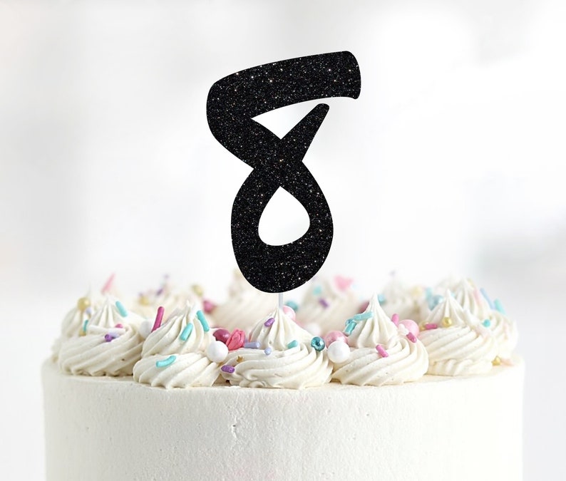8 Cake Topper Eight Cake Topper Age Cake Topper Number Cake - Etsy