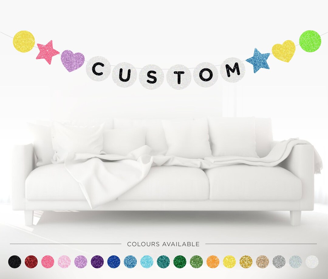 Custom Friendship Bracelet Birthday Banner, Birthday Era Banner, Beads ...