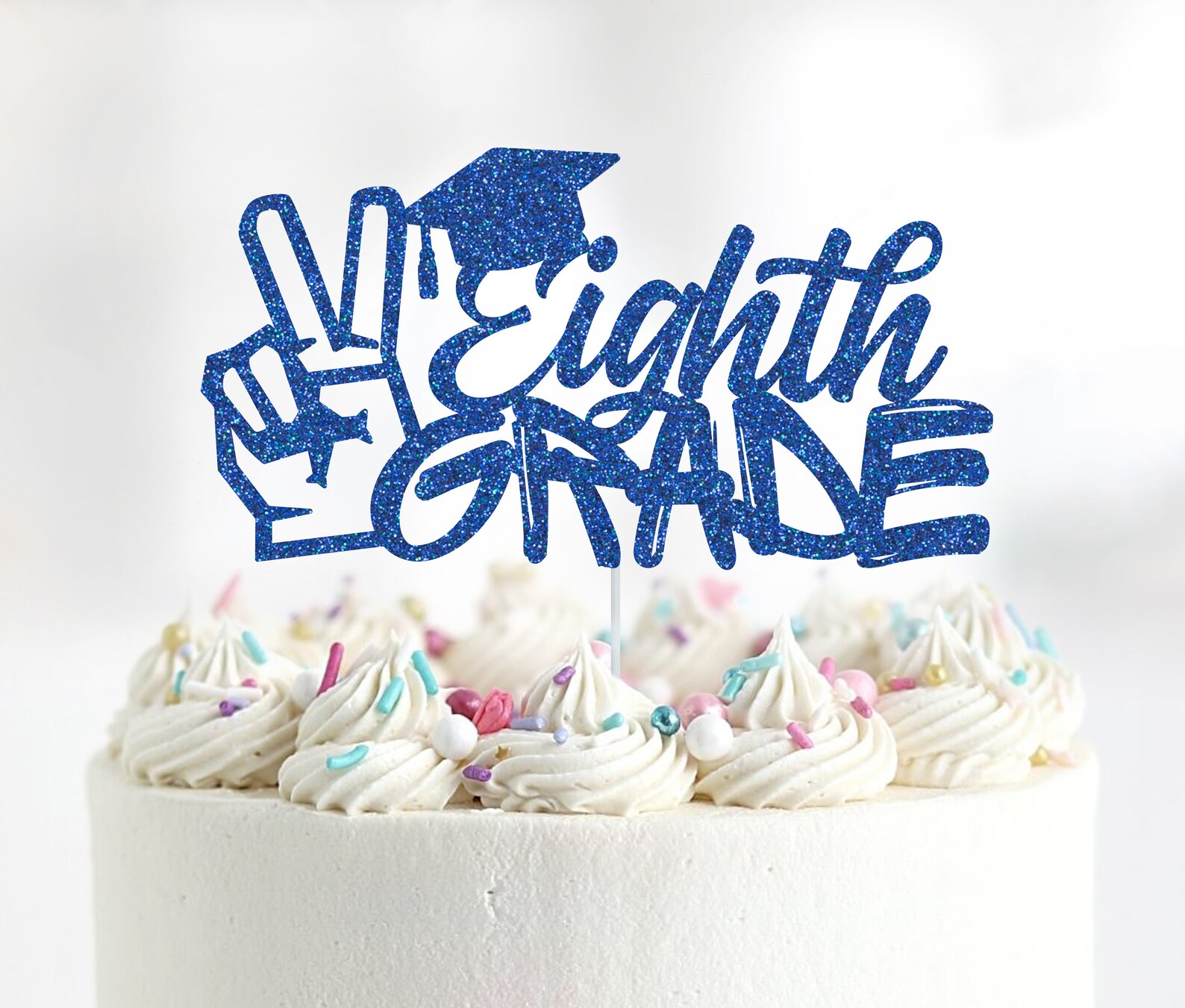 Eighth Grade Graduation Cake Topper 8th Grade Grad Cake - Etsy
