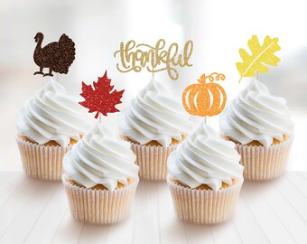 Fall Cupcake Toppers - Etsy