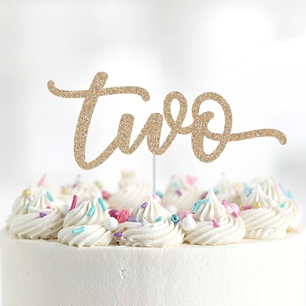 Number 2 Cake Topper - Etsy
