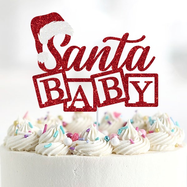 Santa Baby Baby Shower Decorations - Etsy